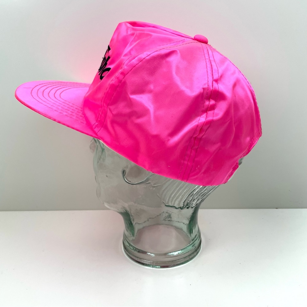 Vintage Lake Tahoe Embroidered Hot Pink Snapback Nylo… - Gem